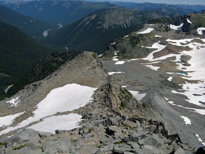 Website Design by Roger Gervin - Climb to Meany Crest above Summerland ...