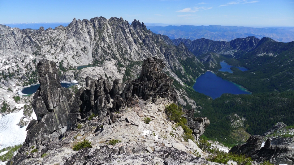 Website Design by Roger Gervin - Climb McClellan Peak in the Alpine ...