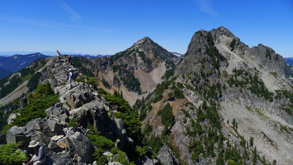 Website Design by Roger Gervin - Scramble to the summit of Bryant Peak ...