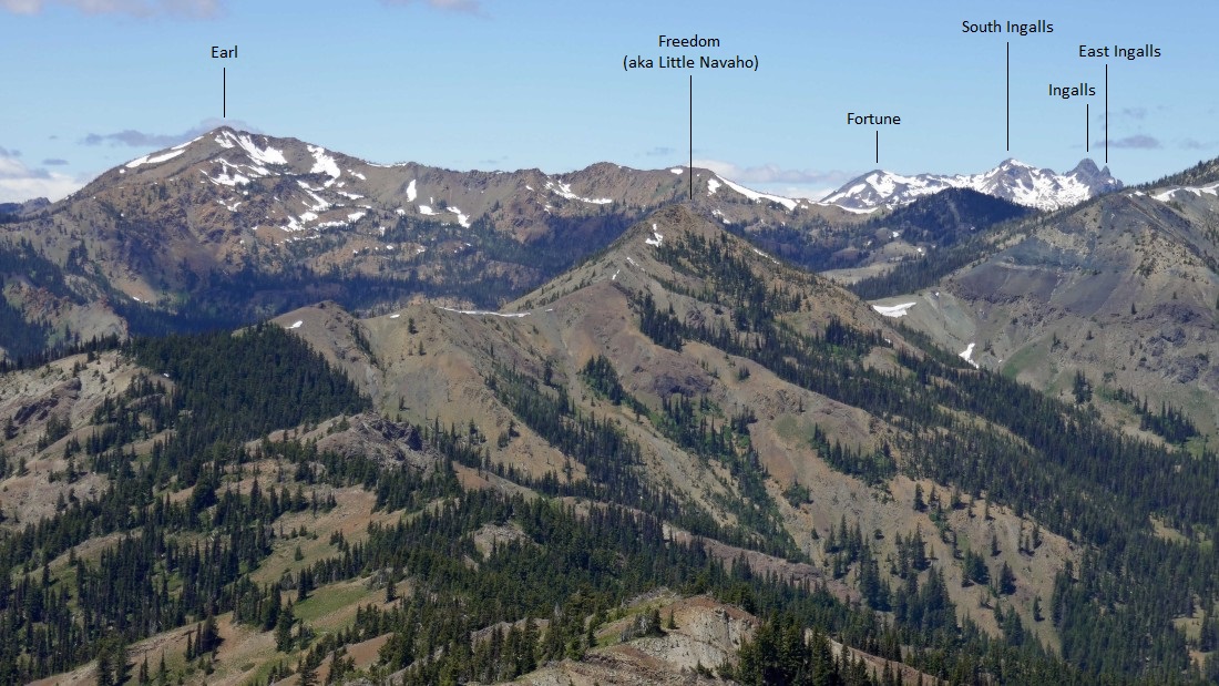 Website Design by Roger Gervin - Hike to the summit of Miller Peak in ...