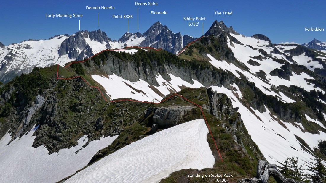 Website Design by Roger Gervin - Hike and scramble to the summits of ...
