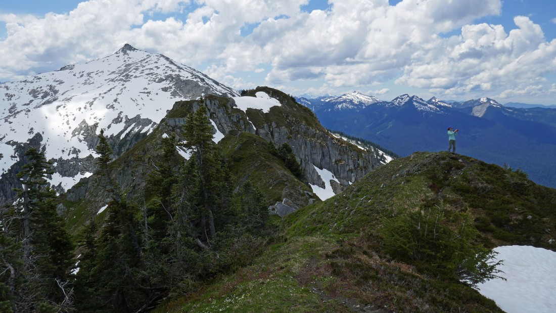 Website Design by Roger Gervin - Scramble to the summits of Sibley Peak ...