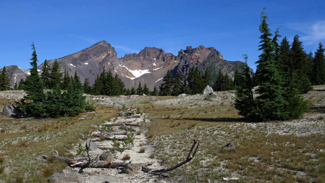 Website Design by Roger Gervin - Hike to No Name Lake and the summit of ...