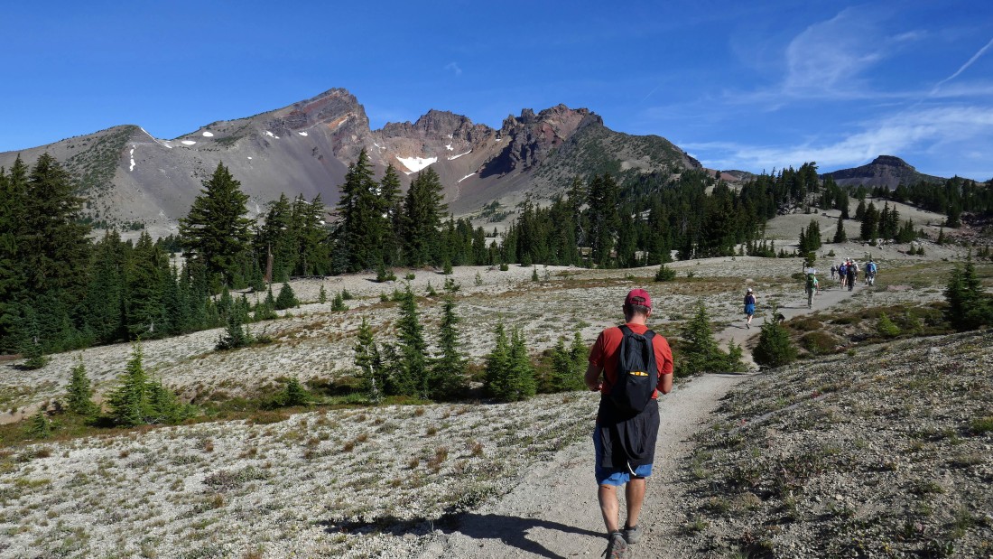 Website Design by Roger Gervin - Hike to No Name Lake and the summit of ...