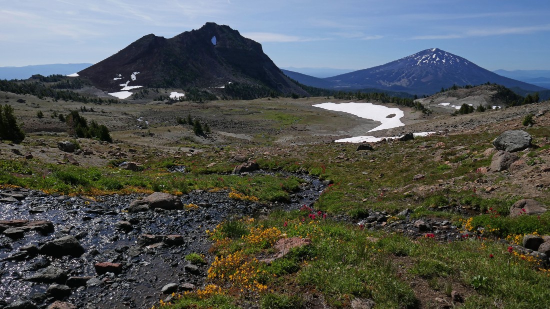 Website Design by Roger Gervin - Hike to No Name Lake and the summit of ...